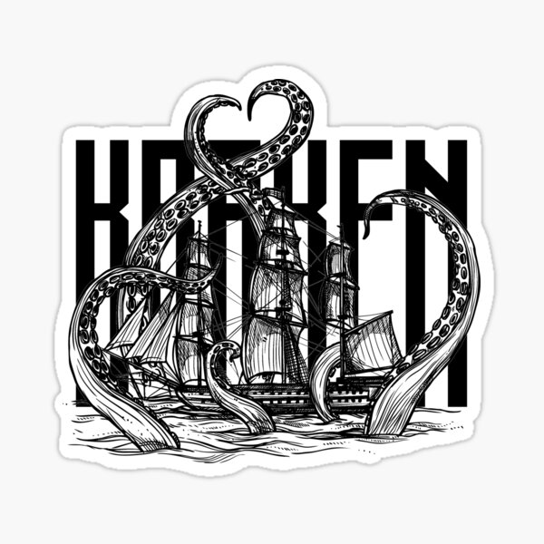 "Kraken" Sticker for Sale by JeferCelmer | Redbubble
