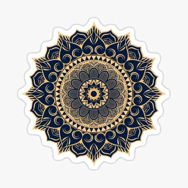 "mandala for henna mehndi tatto" Sticker for Sale by TCeylon1 | Redbubble