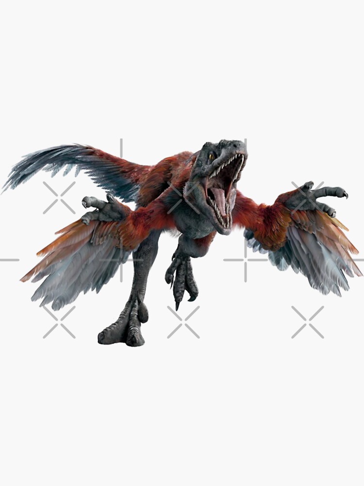 "Pyroraptor" Sticker for Sale by MegaStore4You | Redbubble