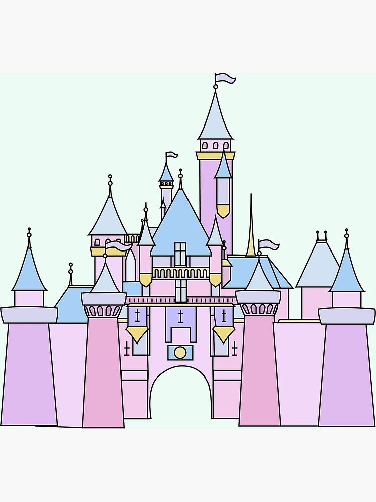 "Pastel Princess Castle" Poster by rachelanna | Redbubble