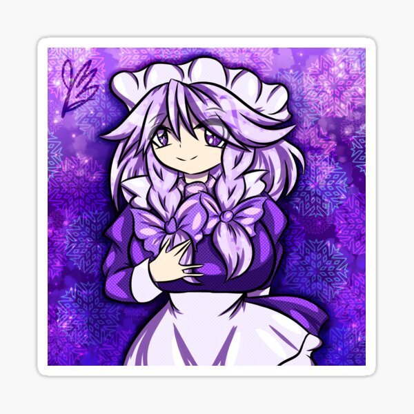 "Purple Sakuya" Sticker by lotusmicecenter | Redbubble