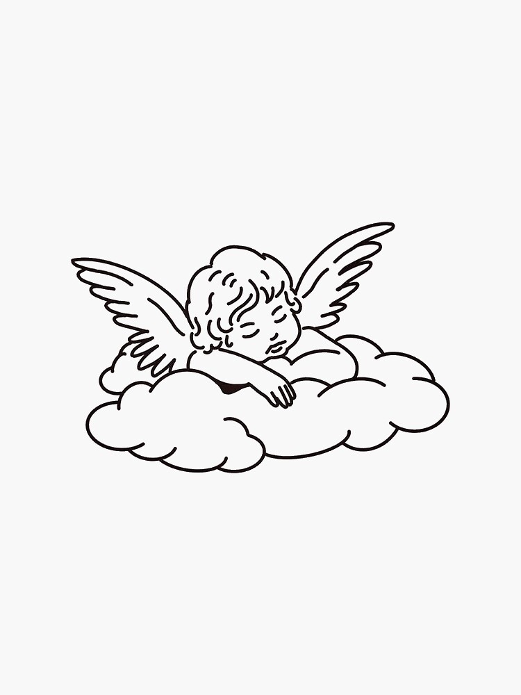 "Angel" Sticker for Sale by Bribribaycakes | Redbubble