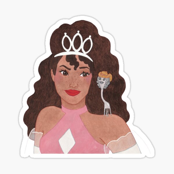 "princess astra and spooner fork" Sticker for Sale by evthewitch ...