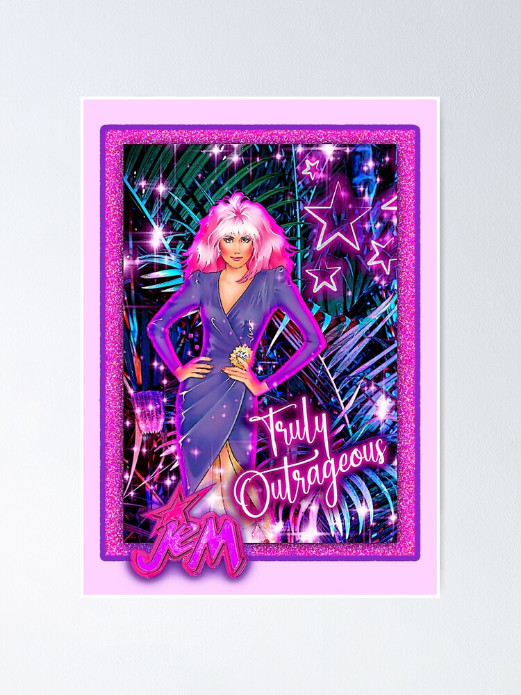 "JEM AND THE HOLOGRAMS - TRULY JEM 2.0 (PINK)" Poster for Sale by ...