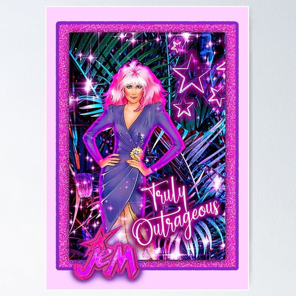 "JEM AND THE HOLOGRAMS - TRULY JEM 2.0 (PINK)" Poster for Sale by ...