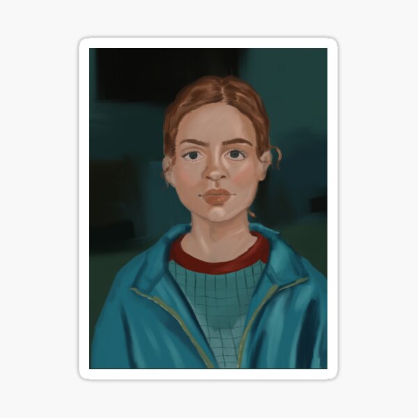 "Stranger Things Max Season 4 Digital Painting Print" Sticker for Sale ...