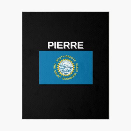 "Pierre, Capital of the State of South Dakota" Art Board Print for Sale ...