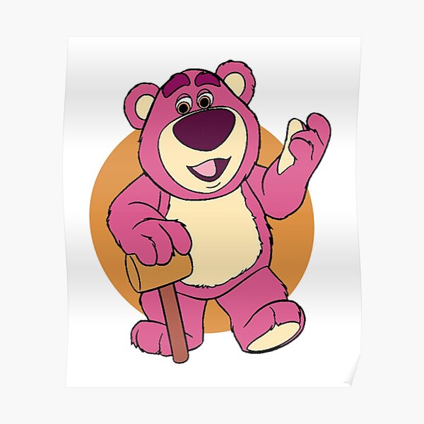 "Lotso bear" Poster for Sale by nored10 | Redbubble
