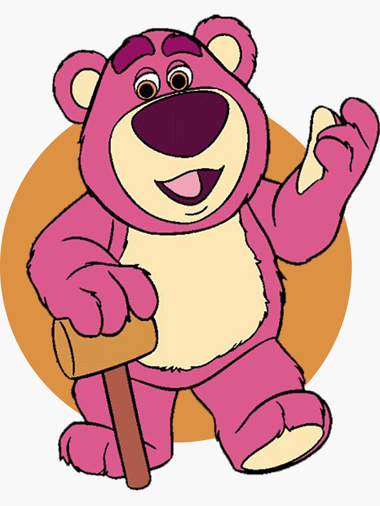 "Lotso bear" Sticker for Sale by nored10 | Redbubble