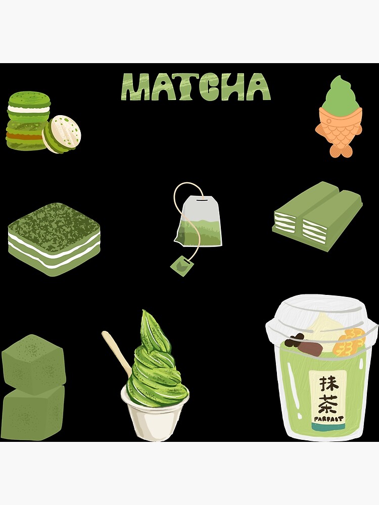 "matcha sticker pack" Poster for Sale by stickers-packs | Redbubble