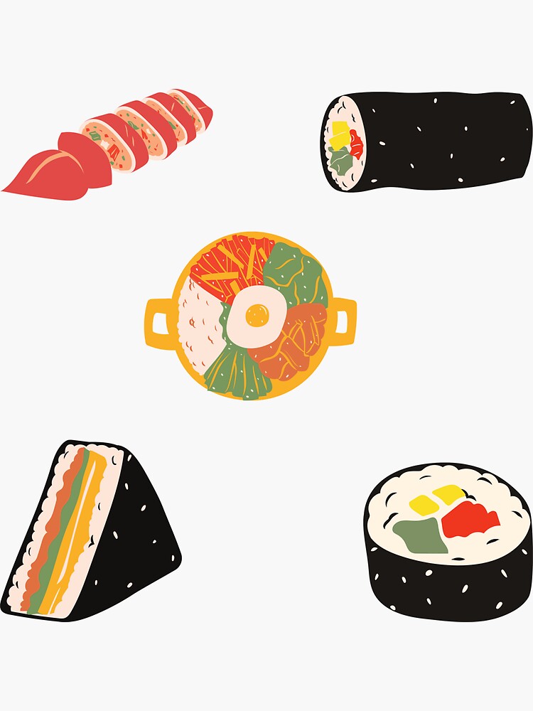 "sushi sticker pack" Sticker for Sale by stickers-packs | Redbubble