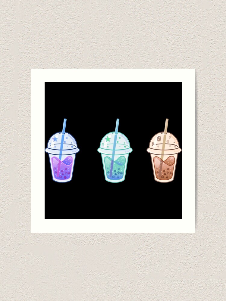 "boba sticker pack" Art Print for Sale by stickers-packs | Redbubble
