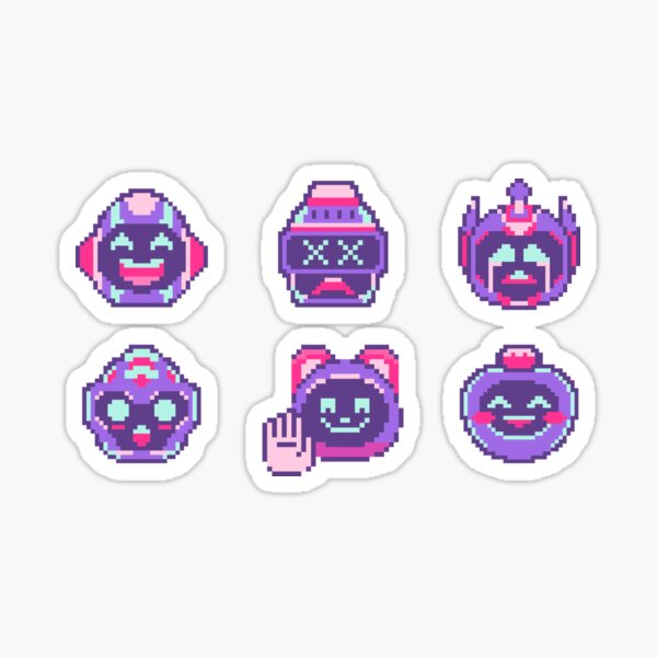 "robots sticker pack" Sticker for Sale by stickers-packs | Redbubble