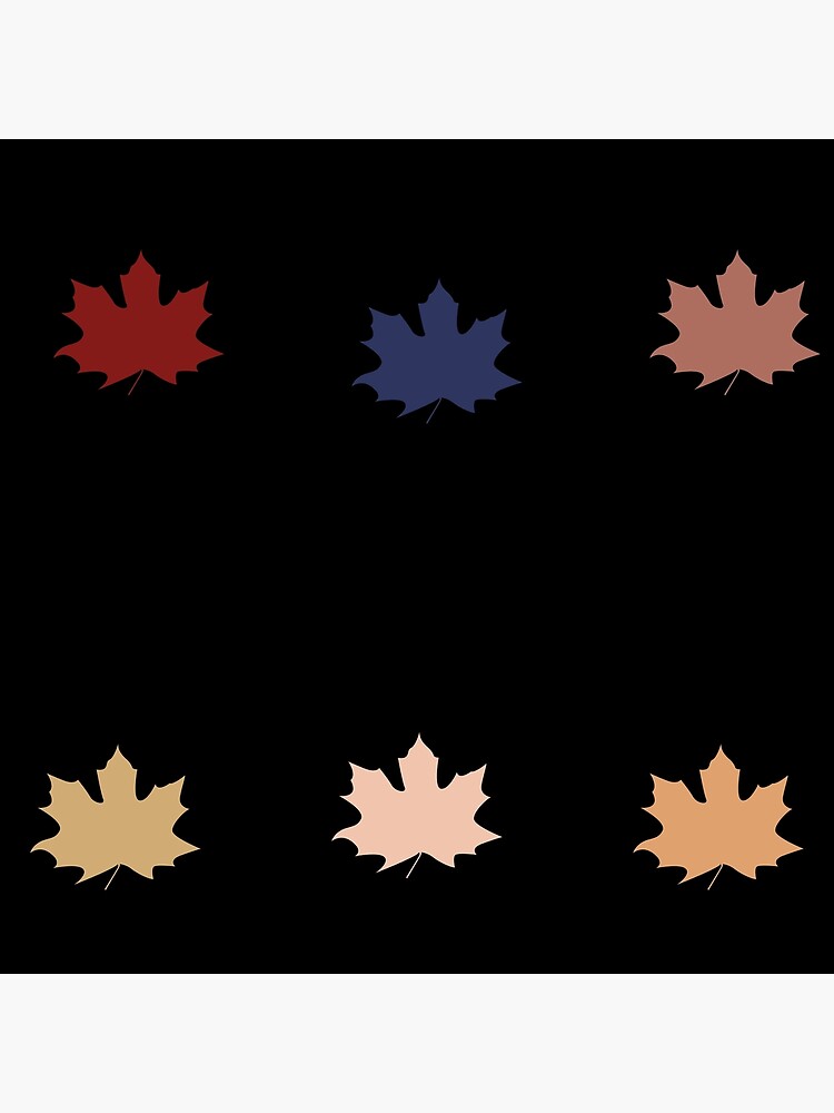 "autumn leaves sticker pack" Photographic Print for Sale by stickers ...