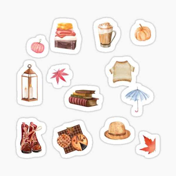 "fall sticker pack" Sticker for Sale by stickers-packs | Redbubble