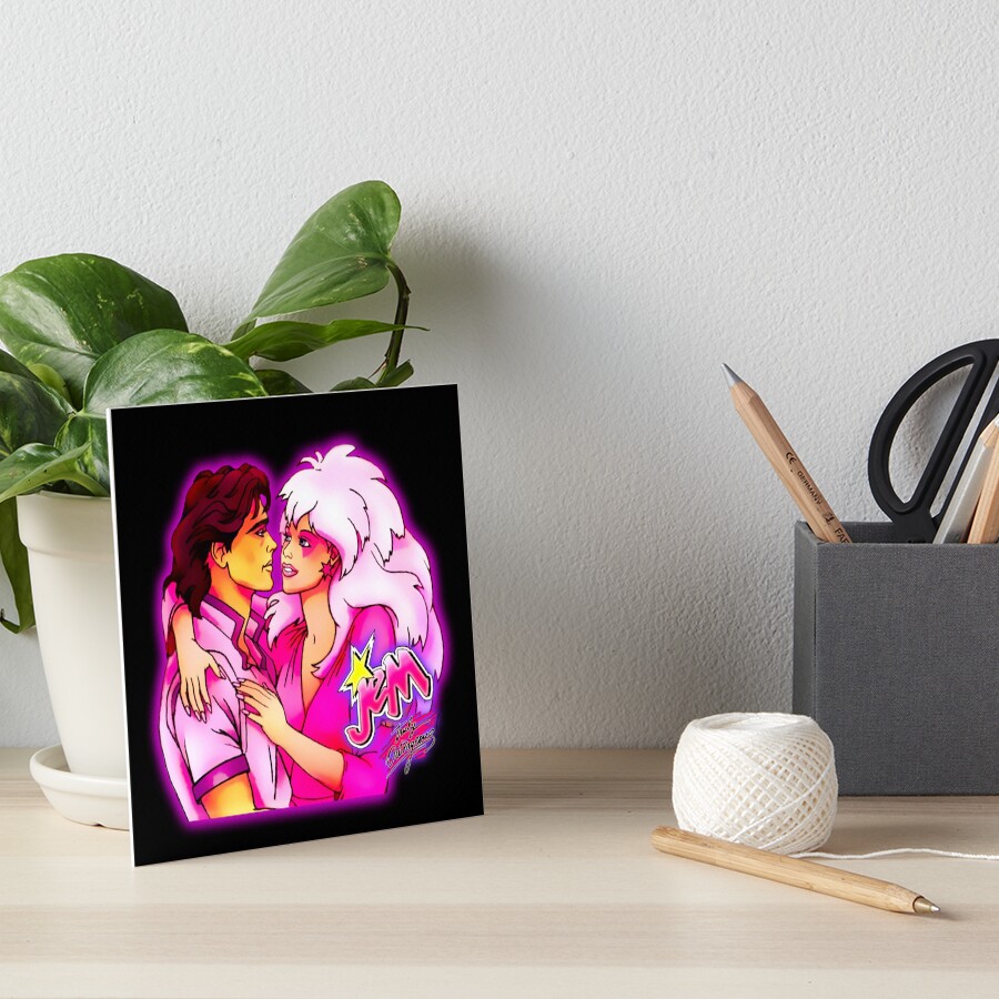 "JEM AND THE HOLOGRAMS - JEM AND RIO 2.0 (BLACK)" Art Board Print for ...