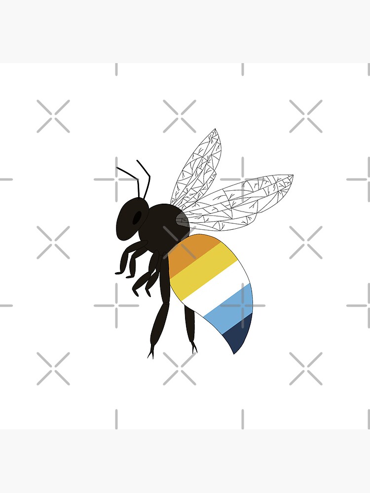 "pride bee Aroace flag" Art Print for Sale by Springtrap164 | Redbubble