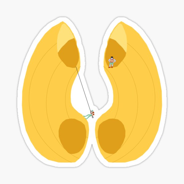 "Macaroni Climber" Sticker for Sale by Floobr01 | Redbubble