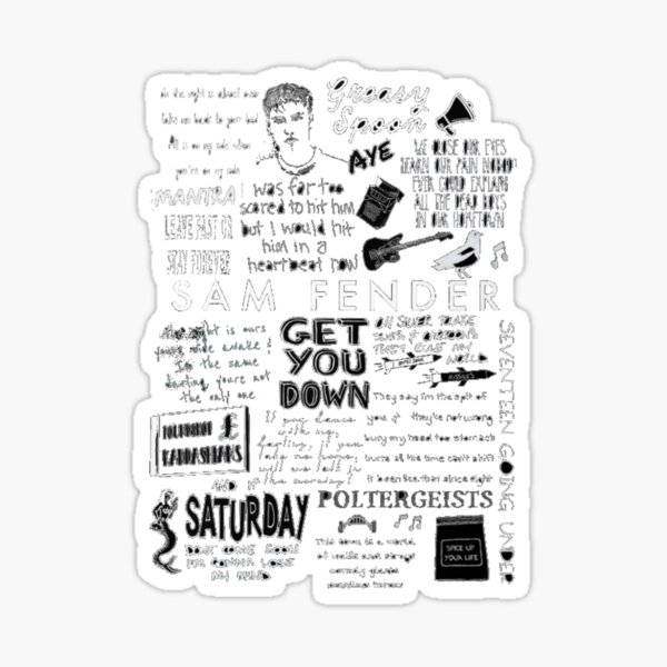 "Sam fender " Sticker for Sale by eagleboyh | Redbubble