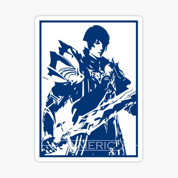 "Aymeric - Final Fantasy XIV" Sticker by itsumi | Redbubble