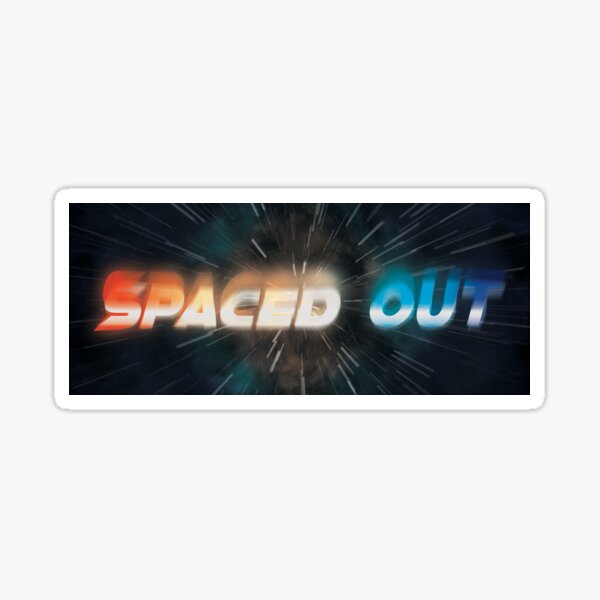 "Spaced Out" Sticker for Sale by blynncreative | Redbubble