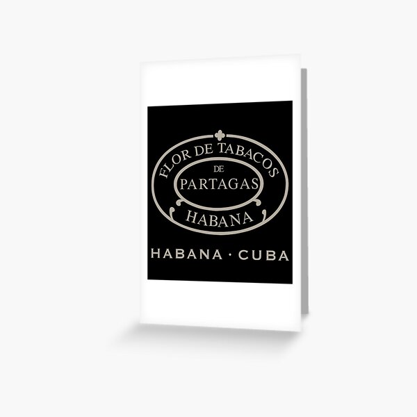 "Partagas Cigars Logo" Greeting Card by Evalub | Redbubble