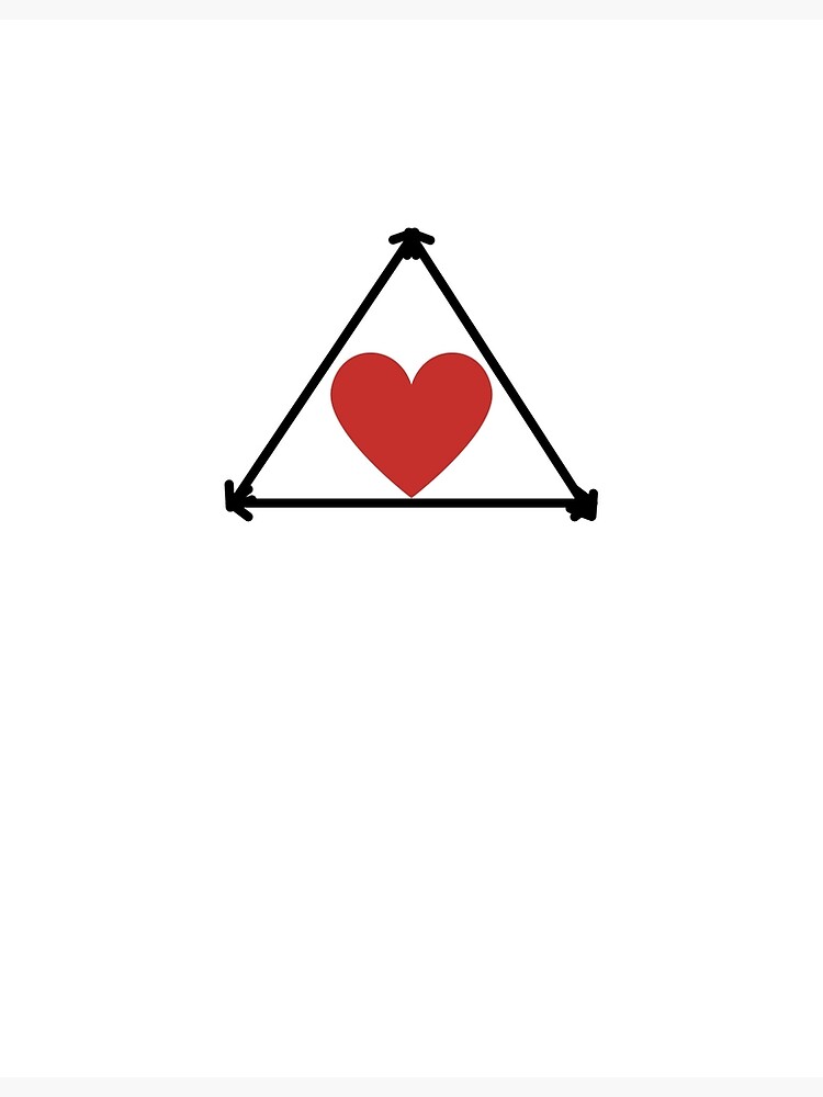 "Heart in a Triangle " Poster for Sale by Vien0014 | Redbubble