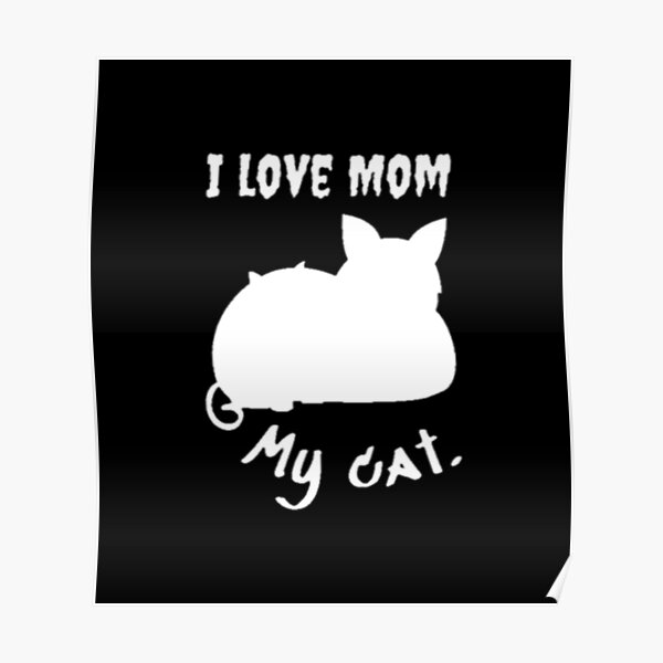 "Cat loaf" Poster for Sale by Bellla-m | Redbubble