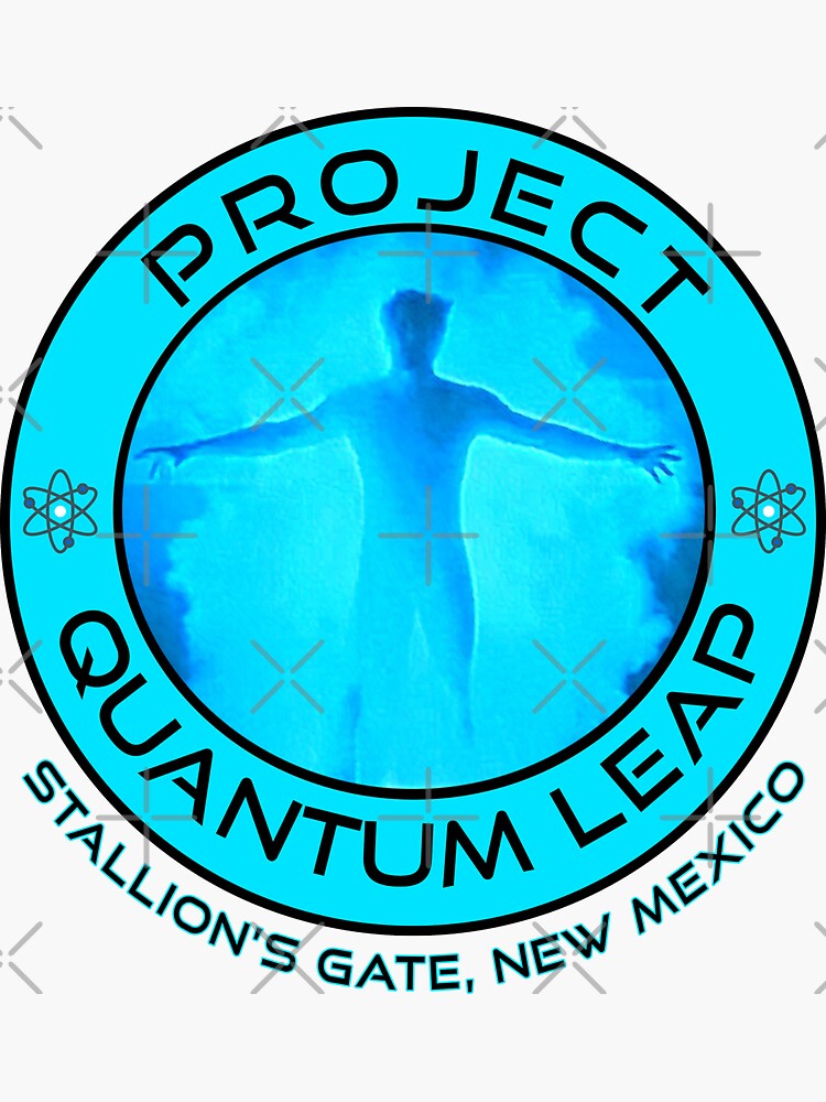 "Project Quantum Leap" Sticker for Sale by TeeArcade84 | Redbubble