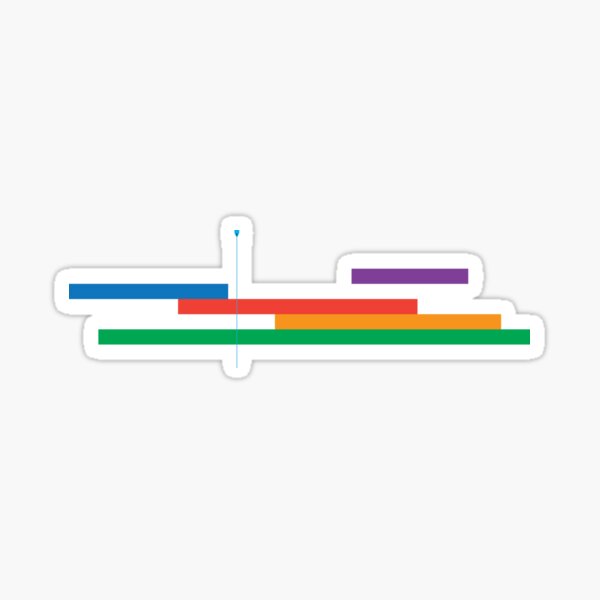 "Timeline" Sticker for Sale by Chris Aberger | Redbubble