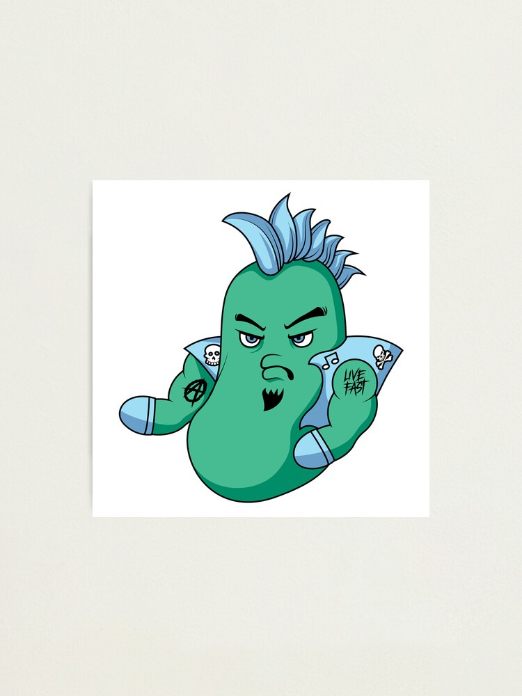 "Bean Man Logo" Photographic Print for Sale by BeanManMusic | Redbubble