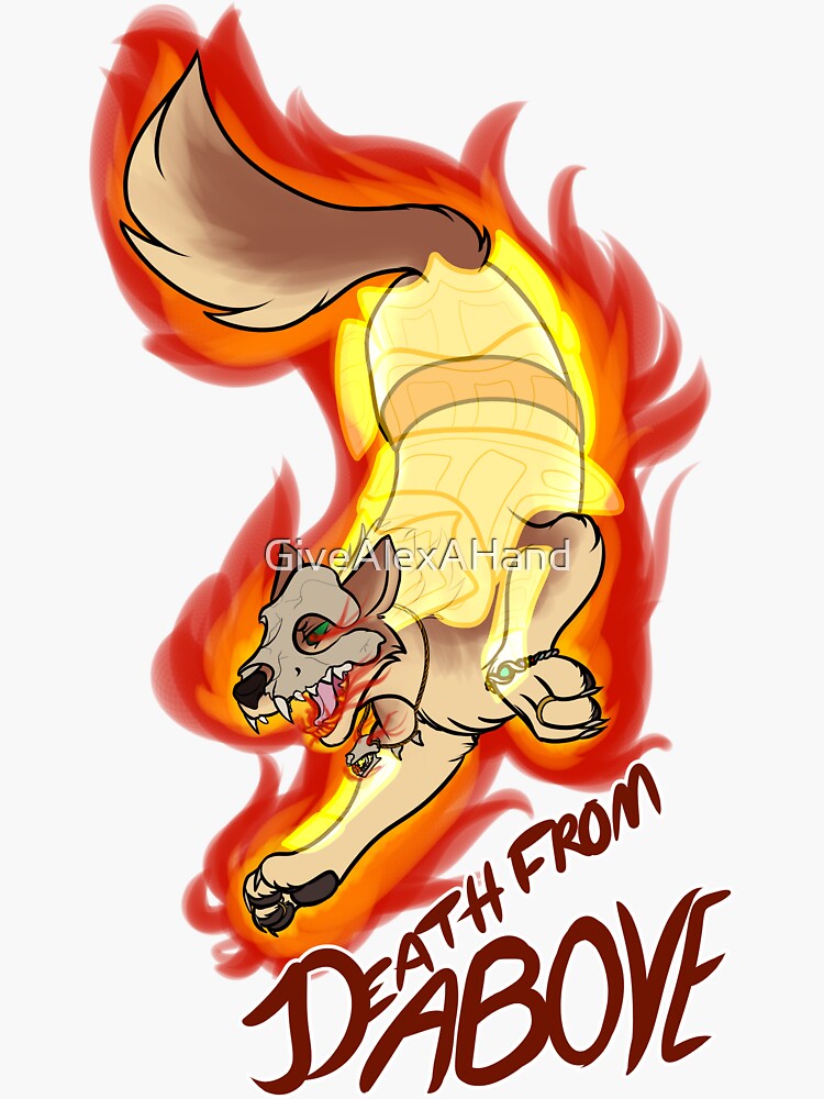 "Death From Above" Sticker for Sale by GiveAlexAHand | Redbubble