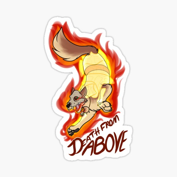 "Death From Above" Sticker for Sale by GiveAlexAHand | Redbubble