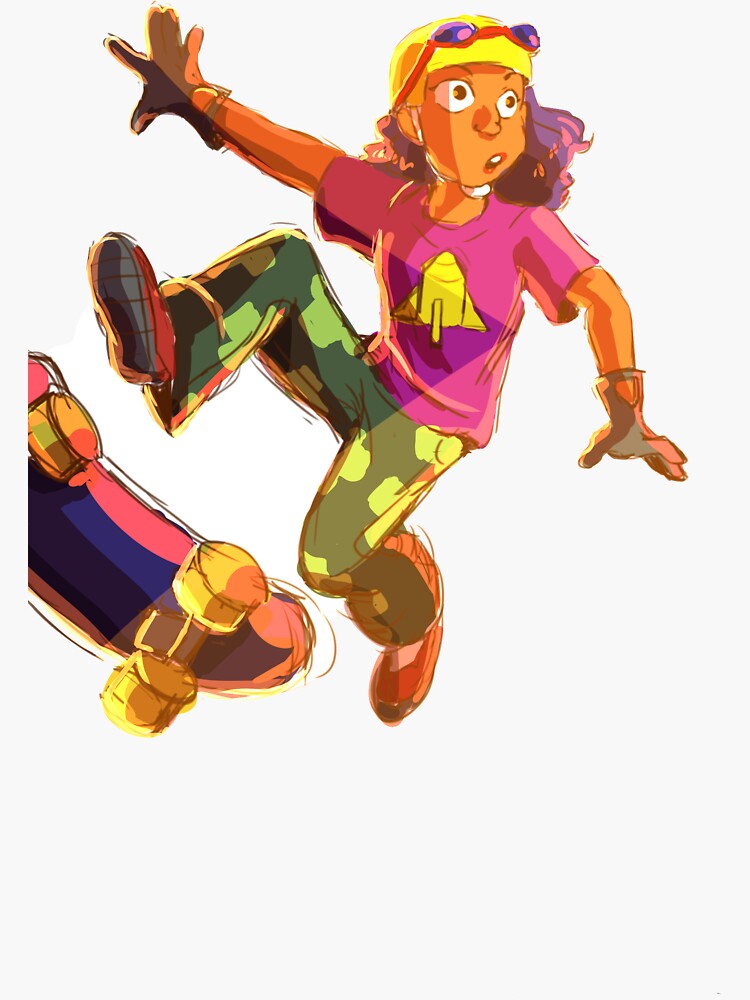 "Reggie Rocket" Sticker by ectoplasmdragon | Redbubble