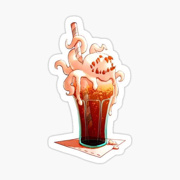 "Suspicious Root Beer" Sticker for Sale by Strange-Diner | Redbubble