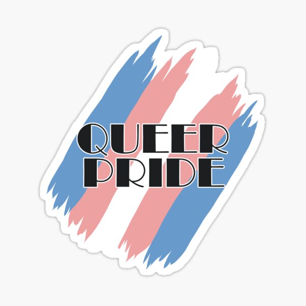 "Trans Queer Pride" Sticker for Sale by juicika | Redbubble
