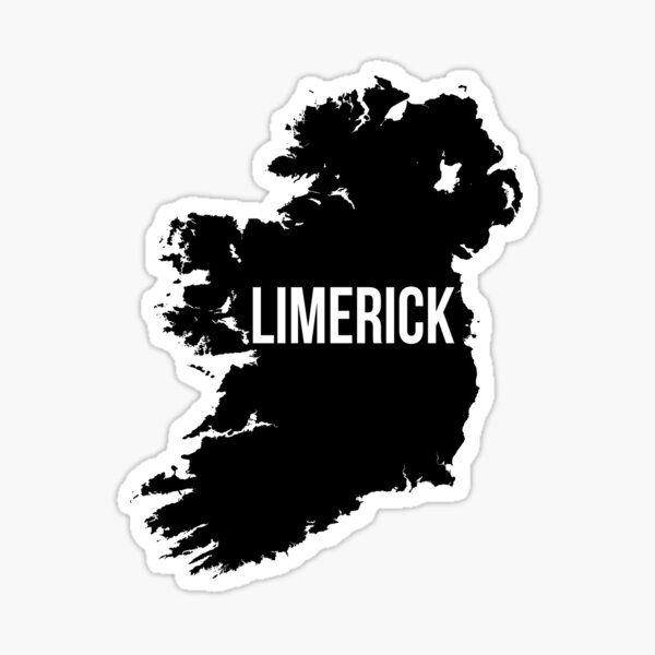 "Limerick, Ireland Silhouette" Sticker by CartoCreative | Redbubble