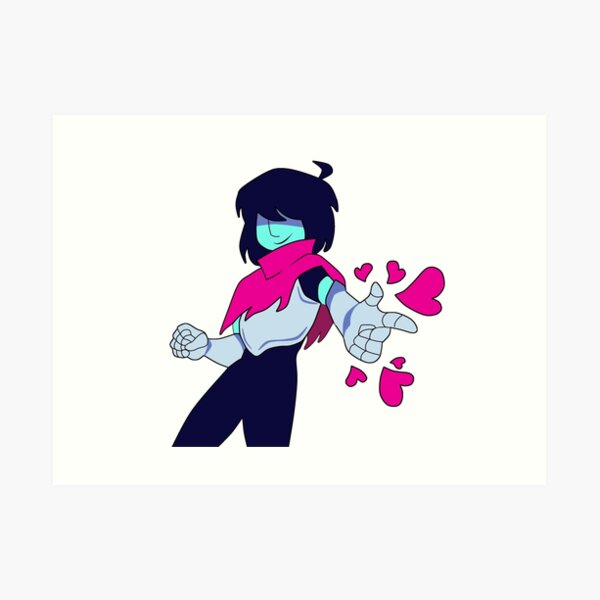 "Kris Deltarune fight act heart soul undertale" Art Print for Sale by ...