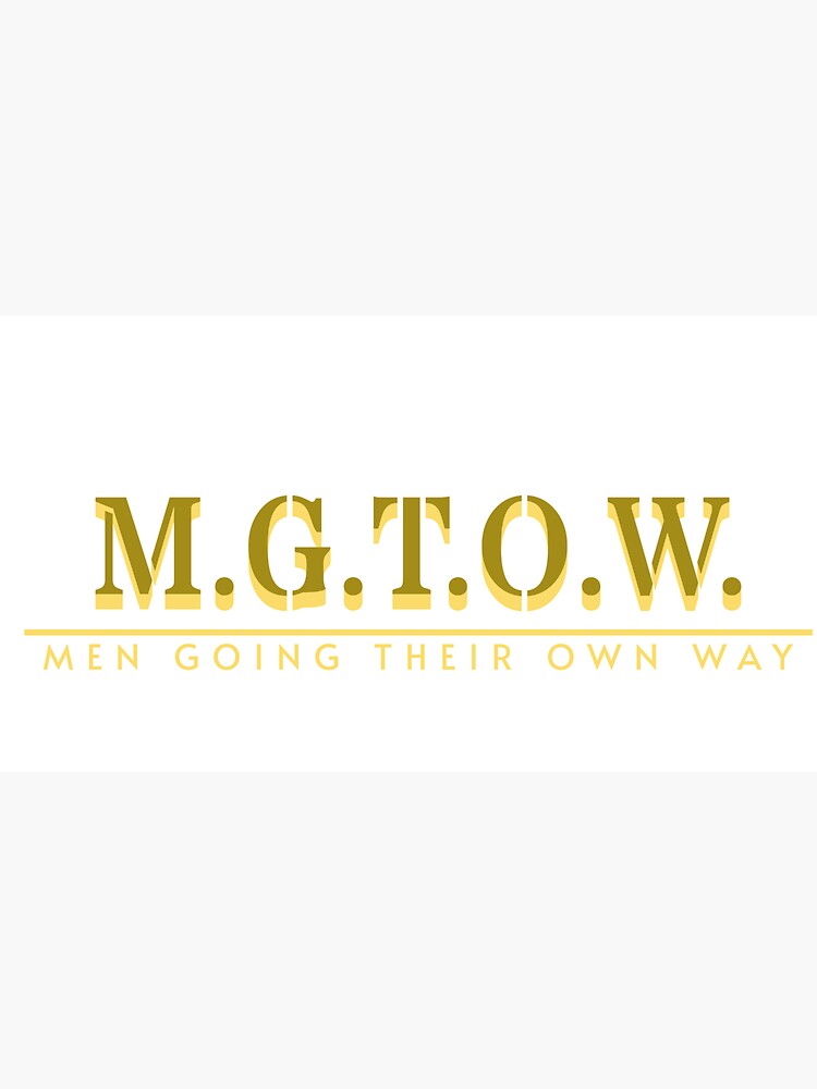 "MGTOW Men Going Their Own Way" Cap for Sale by ManCardDesigns | Redbubble