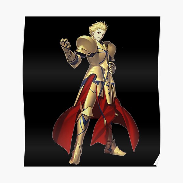 "gilgamesh " Poster for Sale by Yassinerr | Redbubble