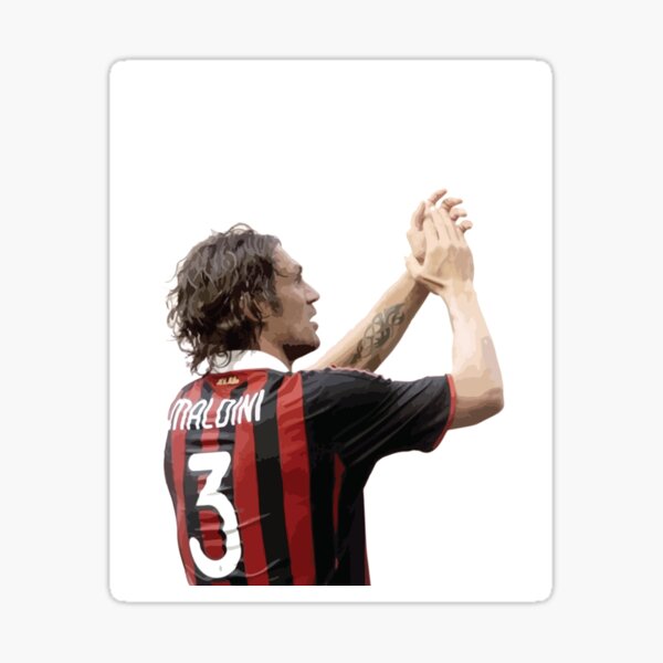 "Paolo Maldini - FOOTBALL LEGENDS Graphic " Sticker for Sale by ...
