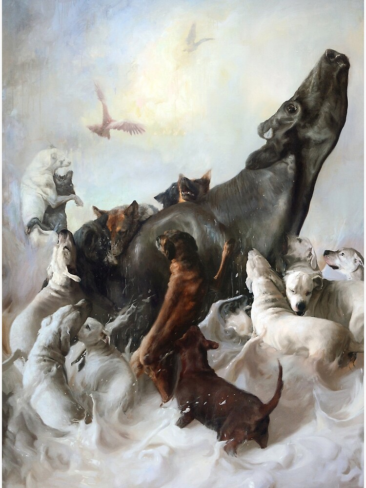 "Dog Attack - Guillermo Lorca Garcia" Poster for Sale by Robsmythy ...