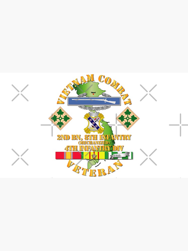 "Army - Vietnam Combat Infantry Veteran w 2nd Bn 8th Inf (Mech) - 4th ...