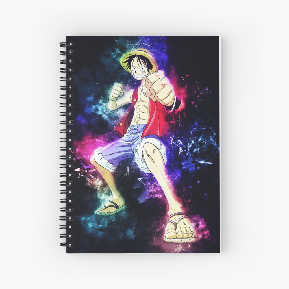 "Monkey D Luffy One piece" Spiral Notebook by CindyButler | Redbubble