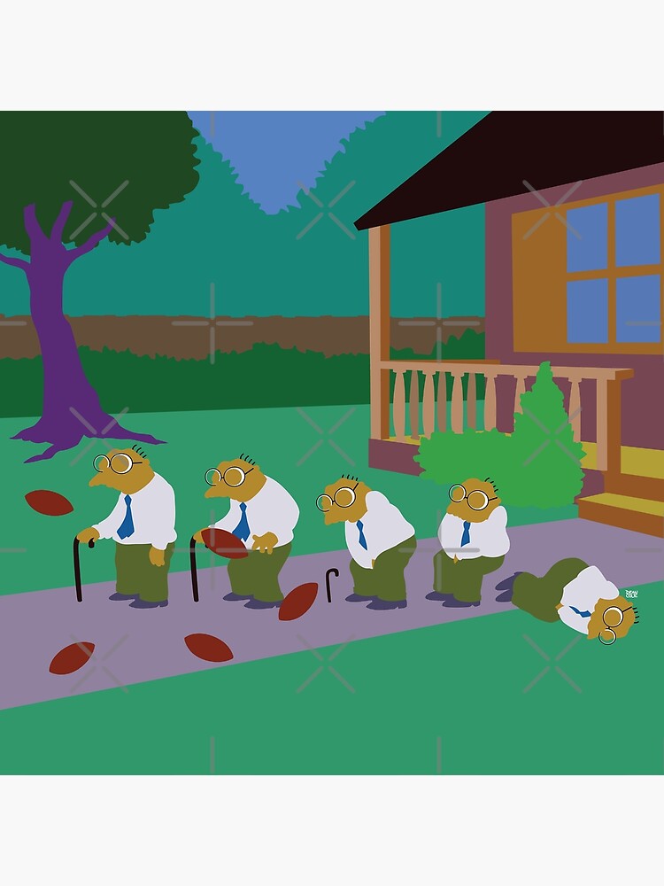 "Simplified Simpsons - Football in the groin" Poster for Sale by ...