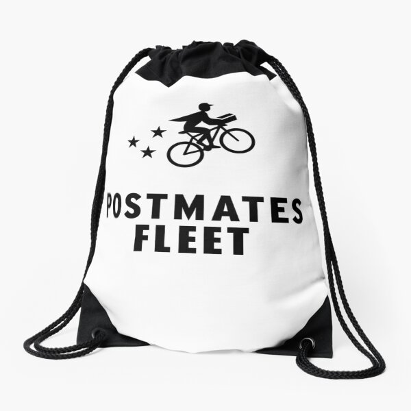 "Postmates Fleet Gear | Postmates Fleet Design" Drawstring Bag for Sale ...