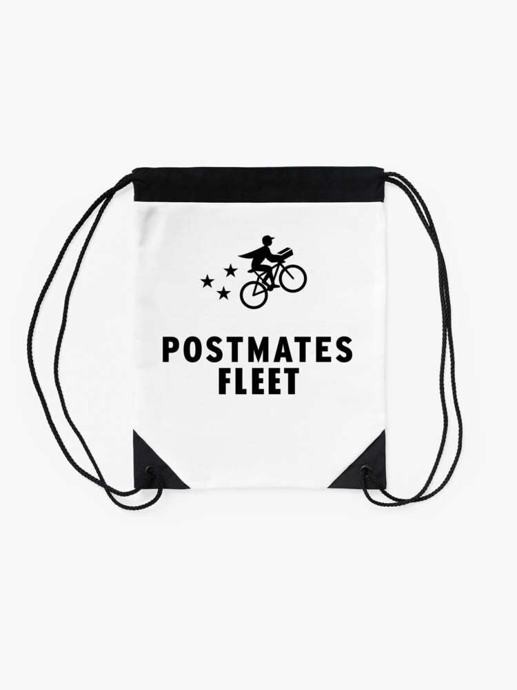 "Postmates Fleet Gear | Postmates Fleet Design" Drawstring Bag for Sale ...