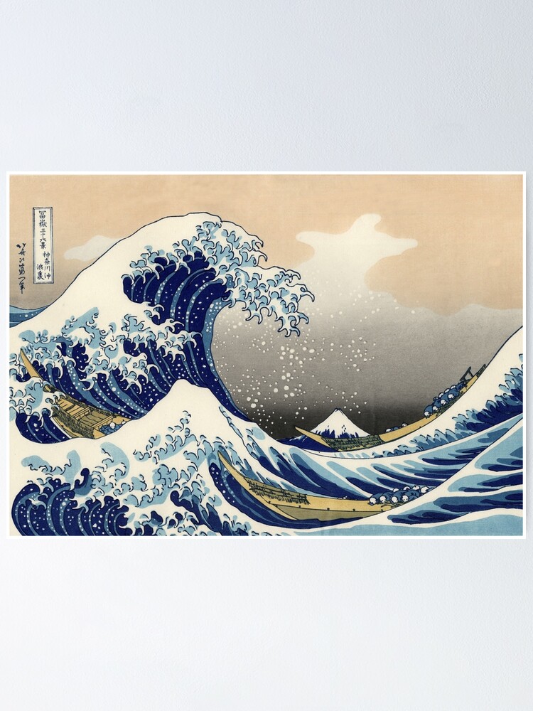 "Great Wave" Poster for Sale by rapplatt | Redbubble