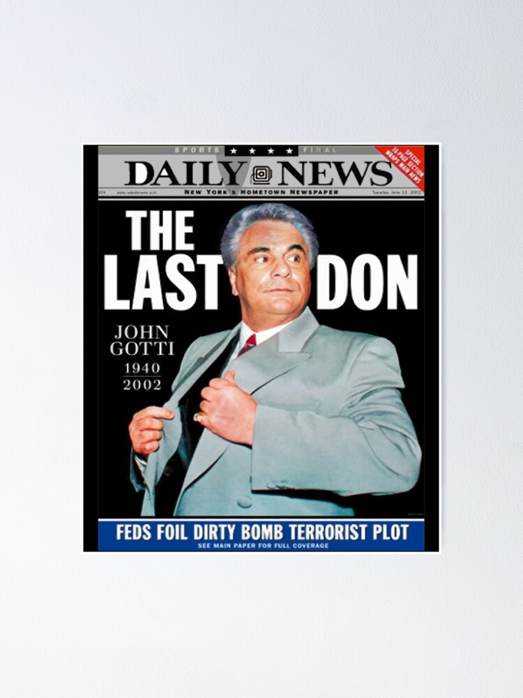 "John Gotti The Last Don " Poster for Sale by karitalv7m | Redbubble