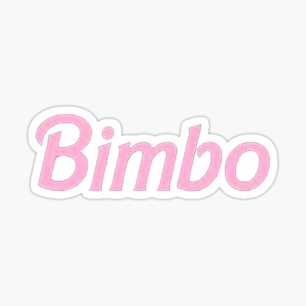 "Bimbo" Sticker for Sale by slotteter | Redbubble